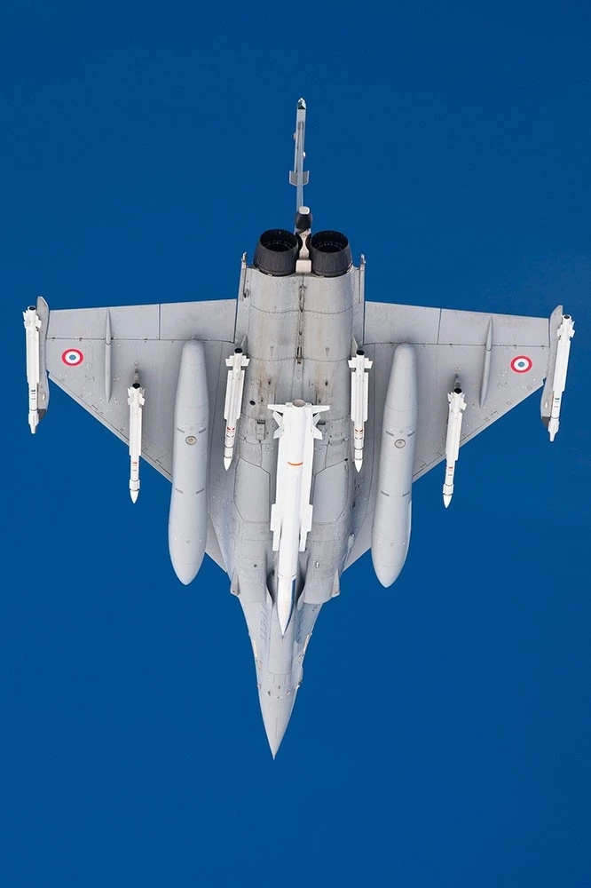 ASMP/A supersonic cruise missile mounted by the French Air Force's ...