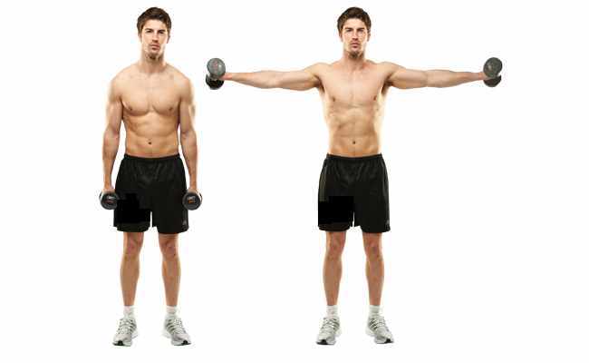 Dumbbell lateral lift as a classic shoulder training, understand the ...