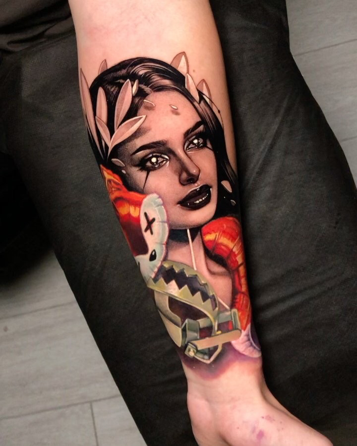 Arm portrait tattoo - iNEWS