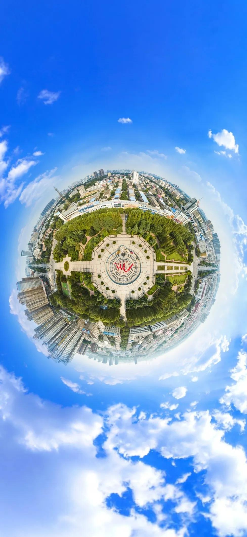 Real-time screenshots of the VR panoramic map - iNEWS