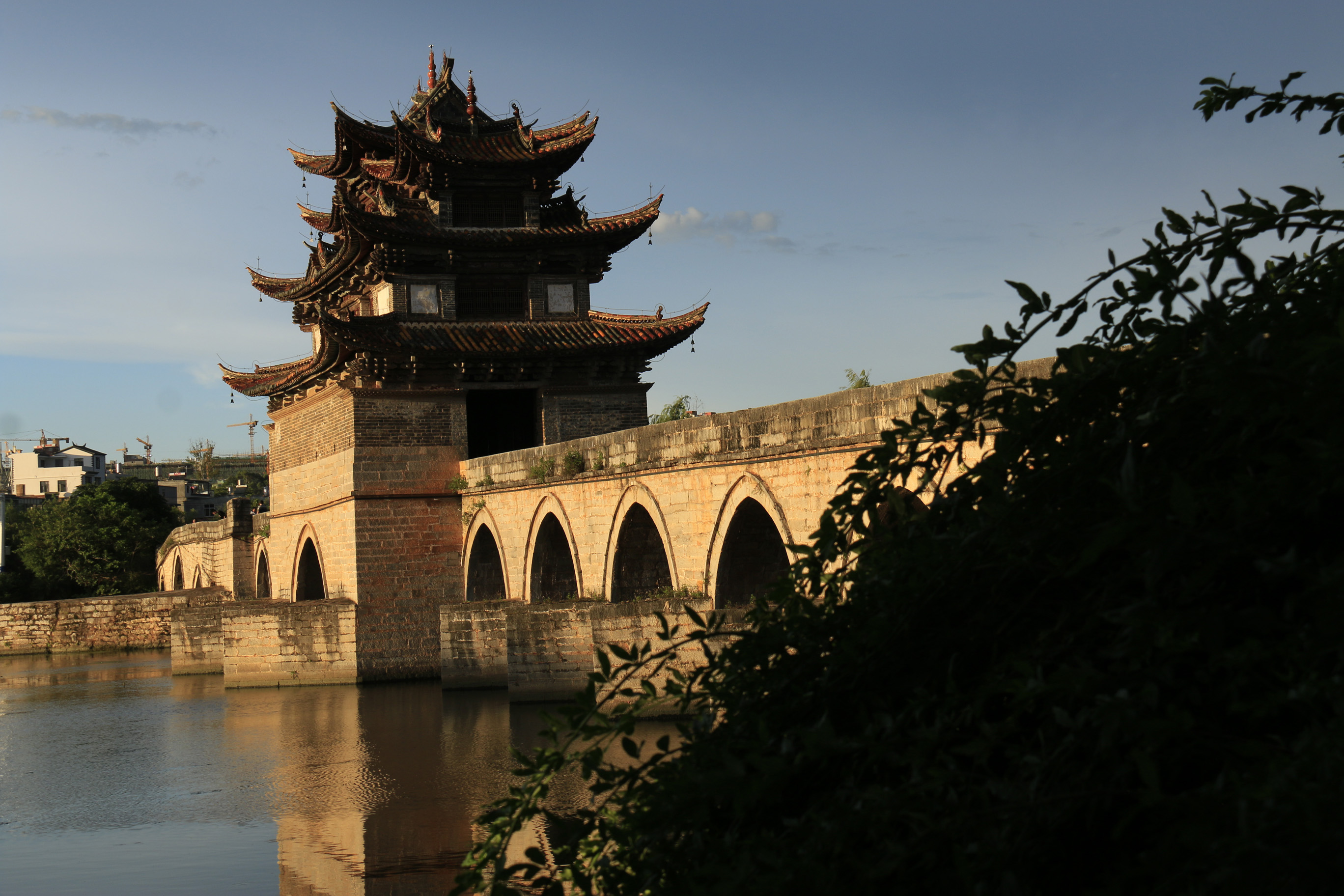 "Ancient Bridge Sunset" and "Rainbow Yinghui" of Shuanglong Bridge and ...