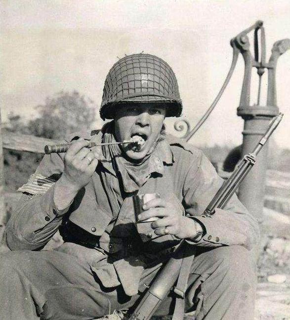 The food provided for the frontline soldiers of the German Army in ...
