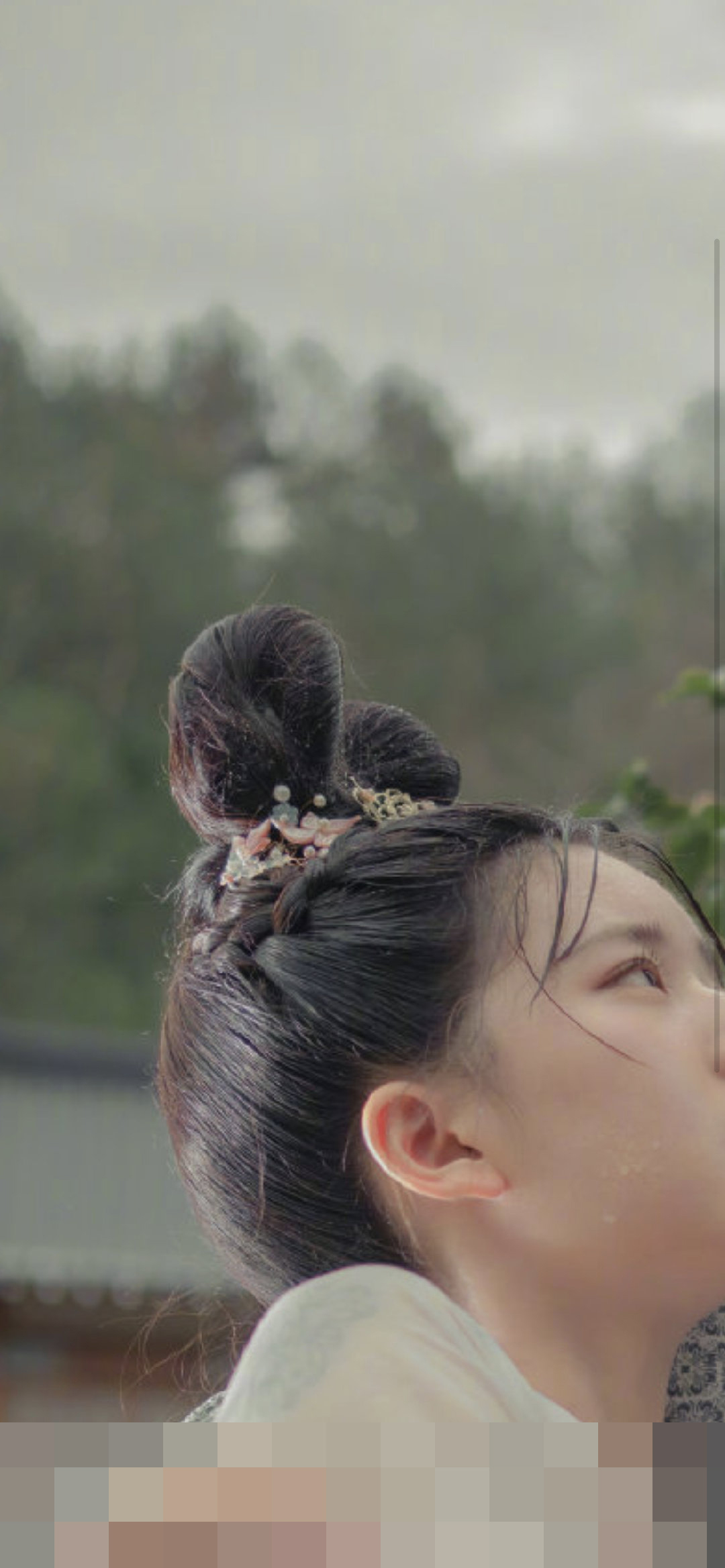 Is Zhao Lusi's hair volume real?Thick enough to be used directly in ...