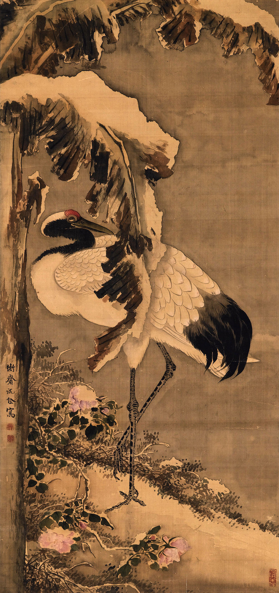 He is known as "the first person to paint cranes in the Qing Dynasty ...