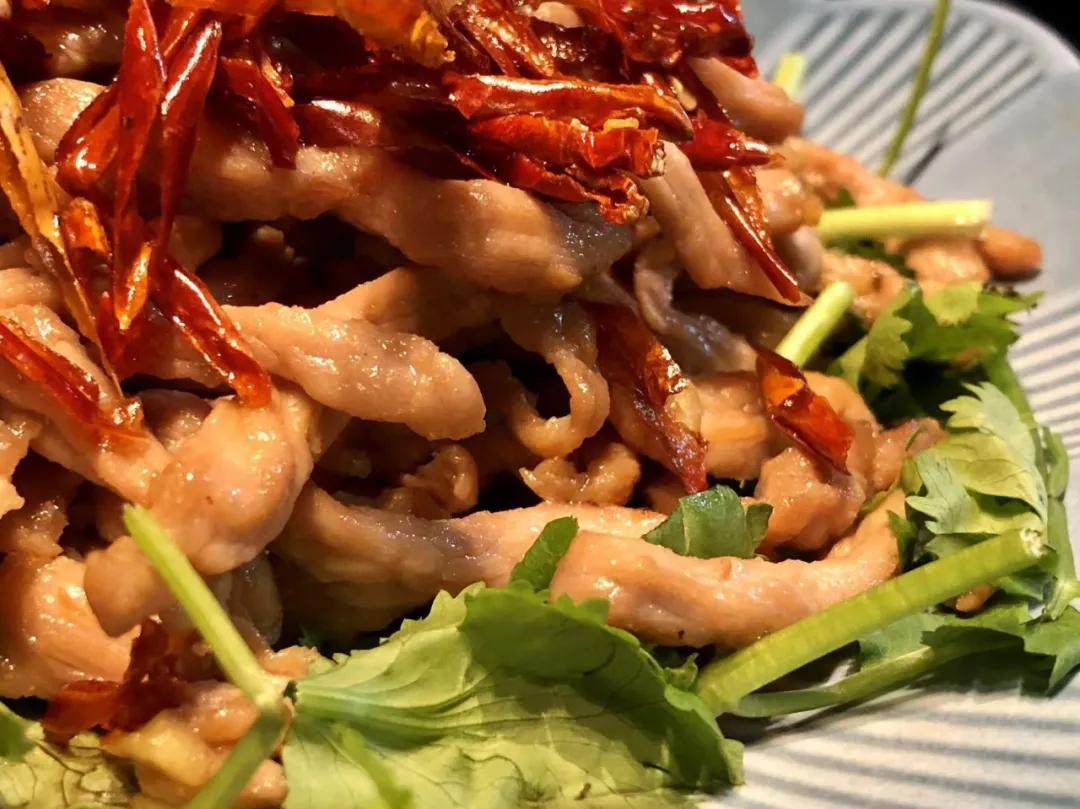 Chao Dad's lunch record on September 30, spicy shredded pork, boiled ...