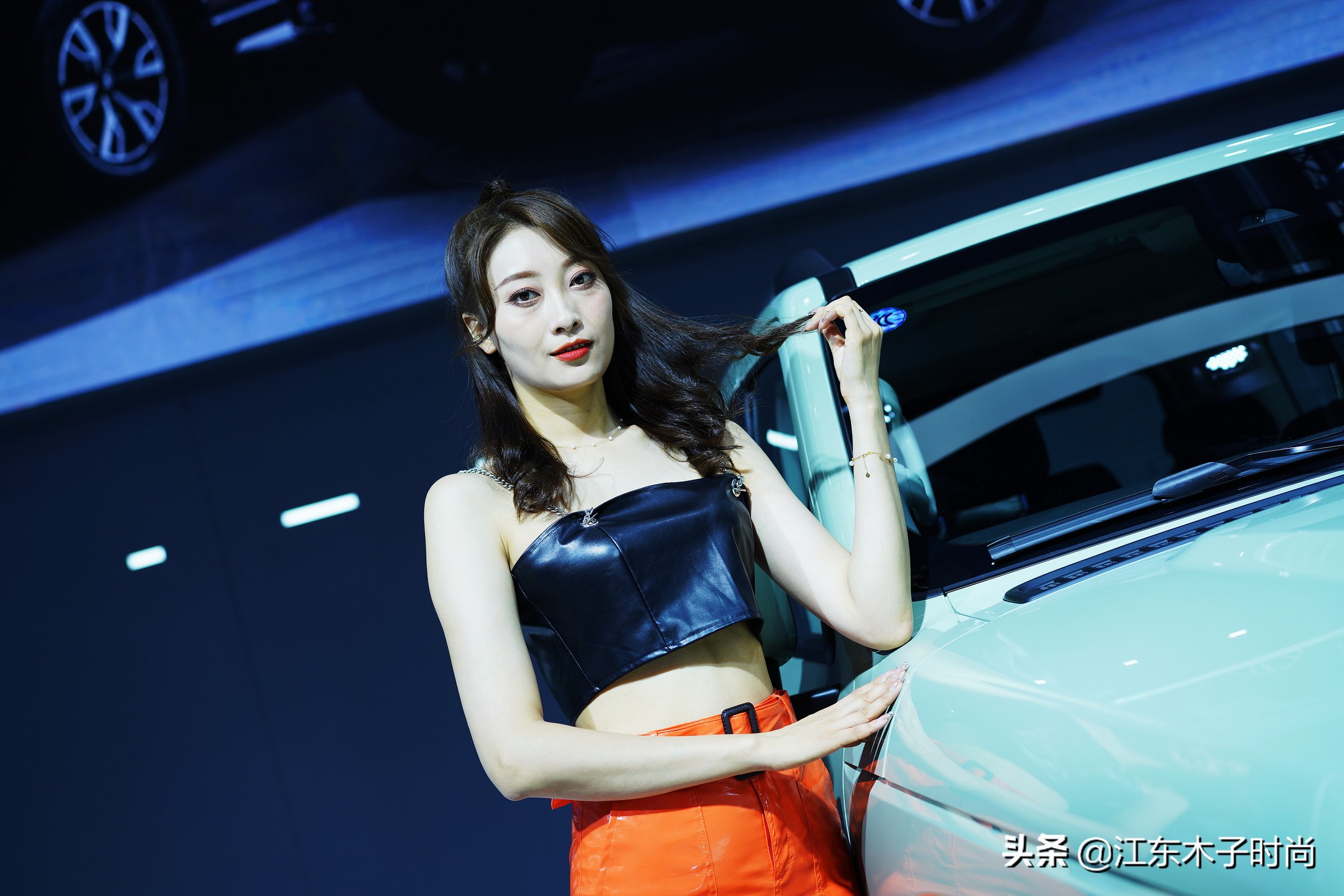 Harbin supermodel Kong Lingyan, who has been in the modeling industry ...