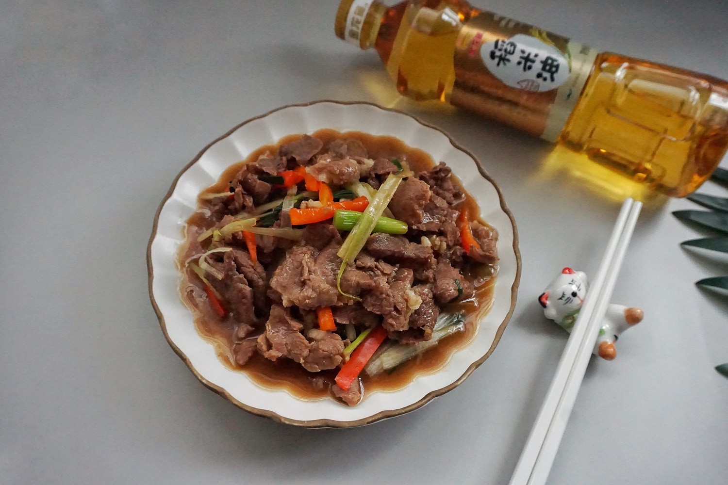 The most suitable dish in winter, stir-fried goat meat, nutritious and ...