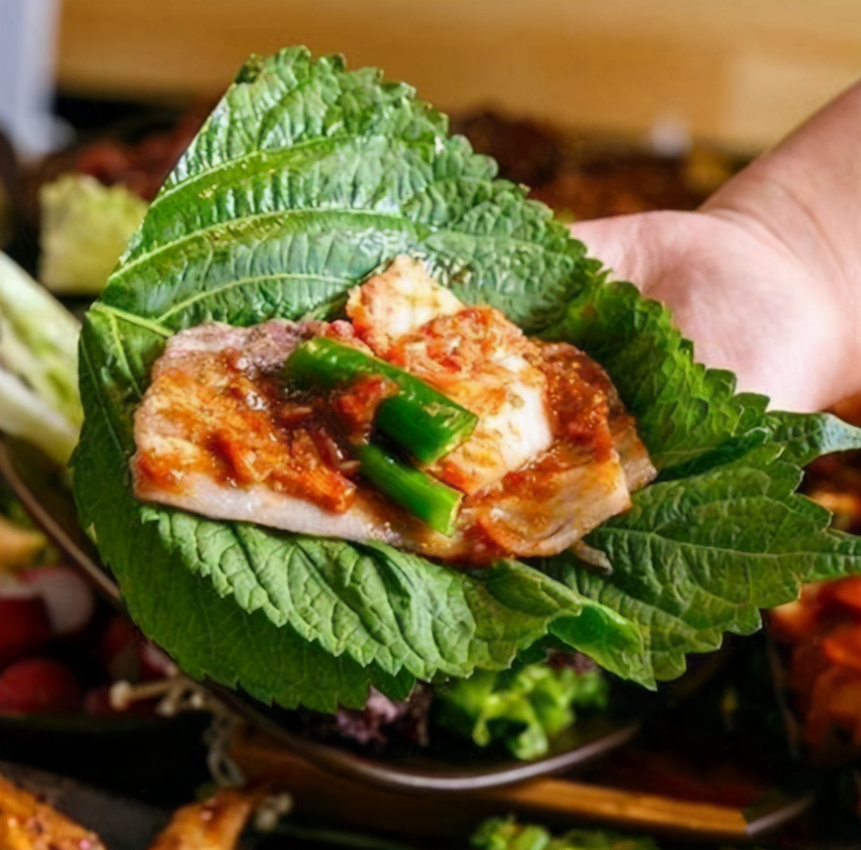 The "perilla leaf" that South Koreans love to eat, is originally ...