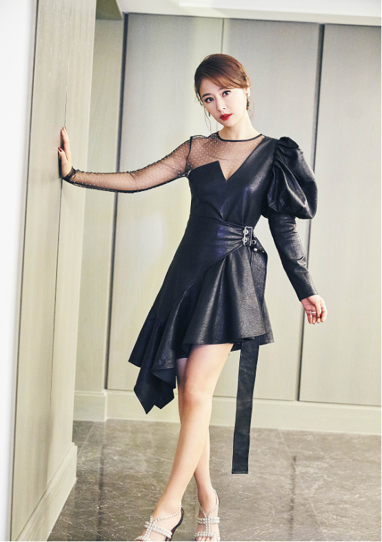 Ruby Lin's clothes are so difficult to understand. She wears a leather ...