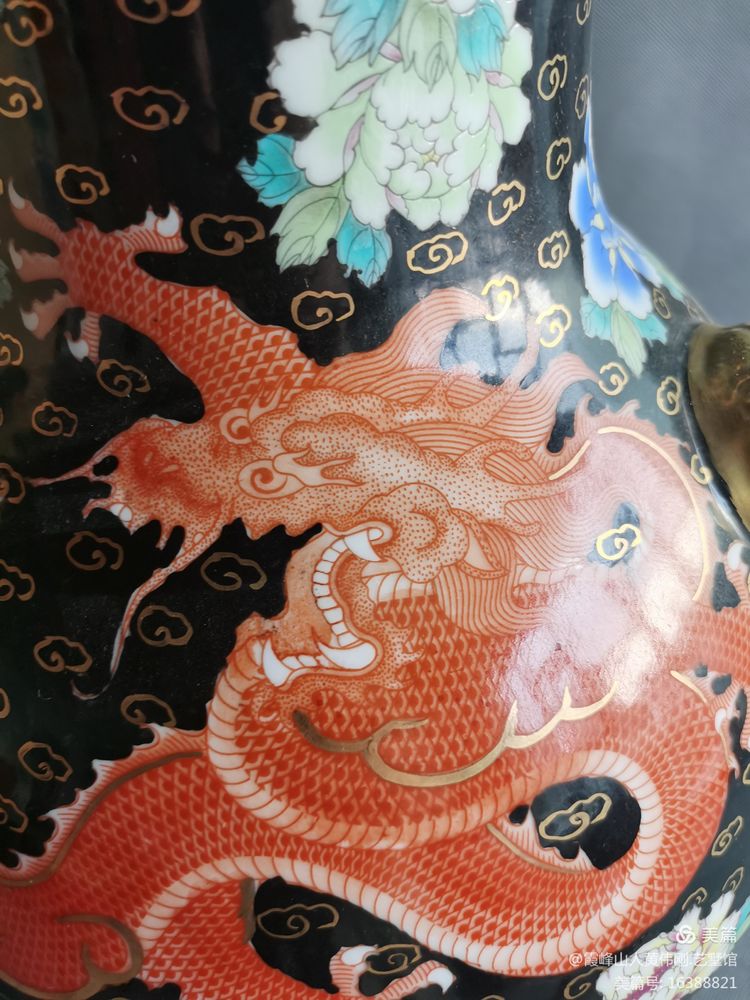 Scientifically detected the first modern double-fu bottle with a black ...