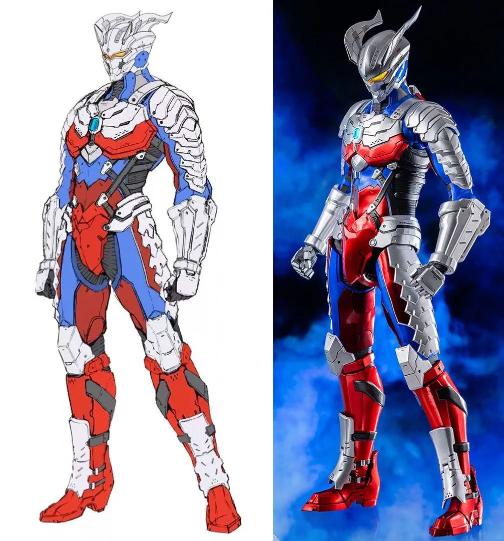 Threezero launched the mobile Ultraman Siro, this hand shape is in ...