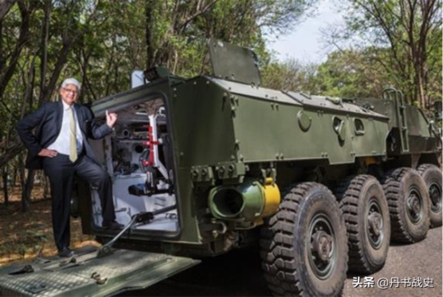 Indian Tata "Kestrel" armored personnel carrier, very distinctive "Made ...