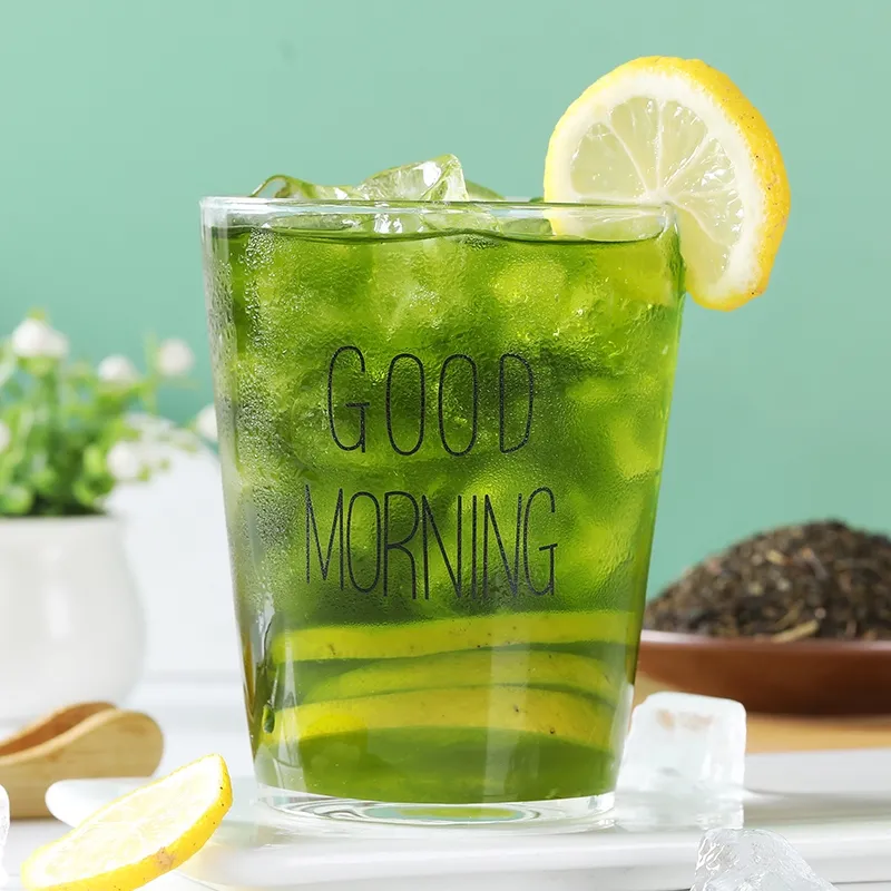 Internet celebrity popular "scum and green" lemon tea, the process of ...