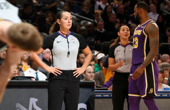 Too seductive!The NBA female referee has a stature, she is 33 years old ...