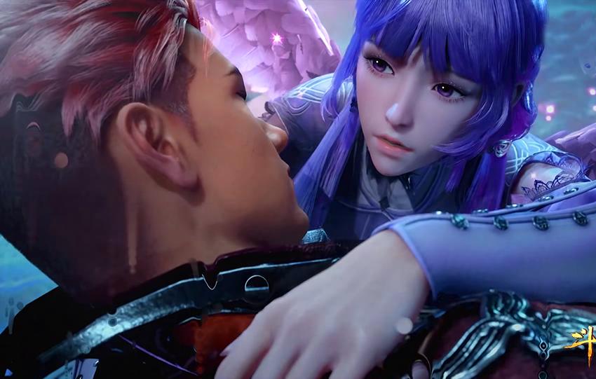 Douluo Continent: Bai Chenxiang is so cute when he blushes, showing black silk and long legs, Ma ...