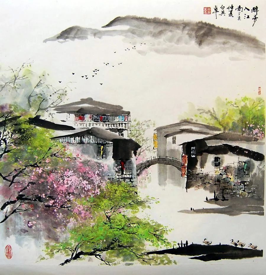 His works of Jiangnan Water Villages are refreshing, and they are ...