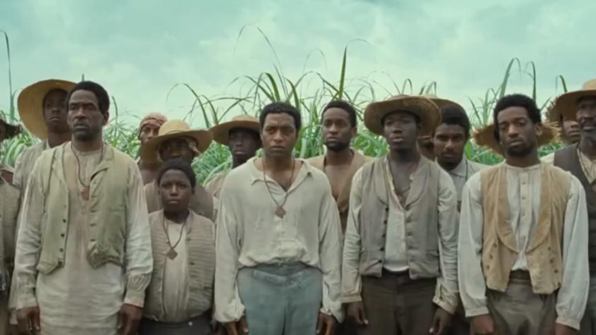 The movie "is a slave 12 years", see the American black slave, picking ...