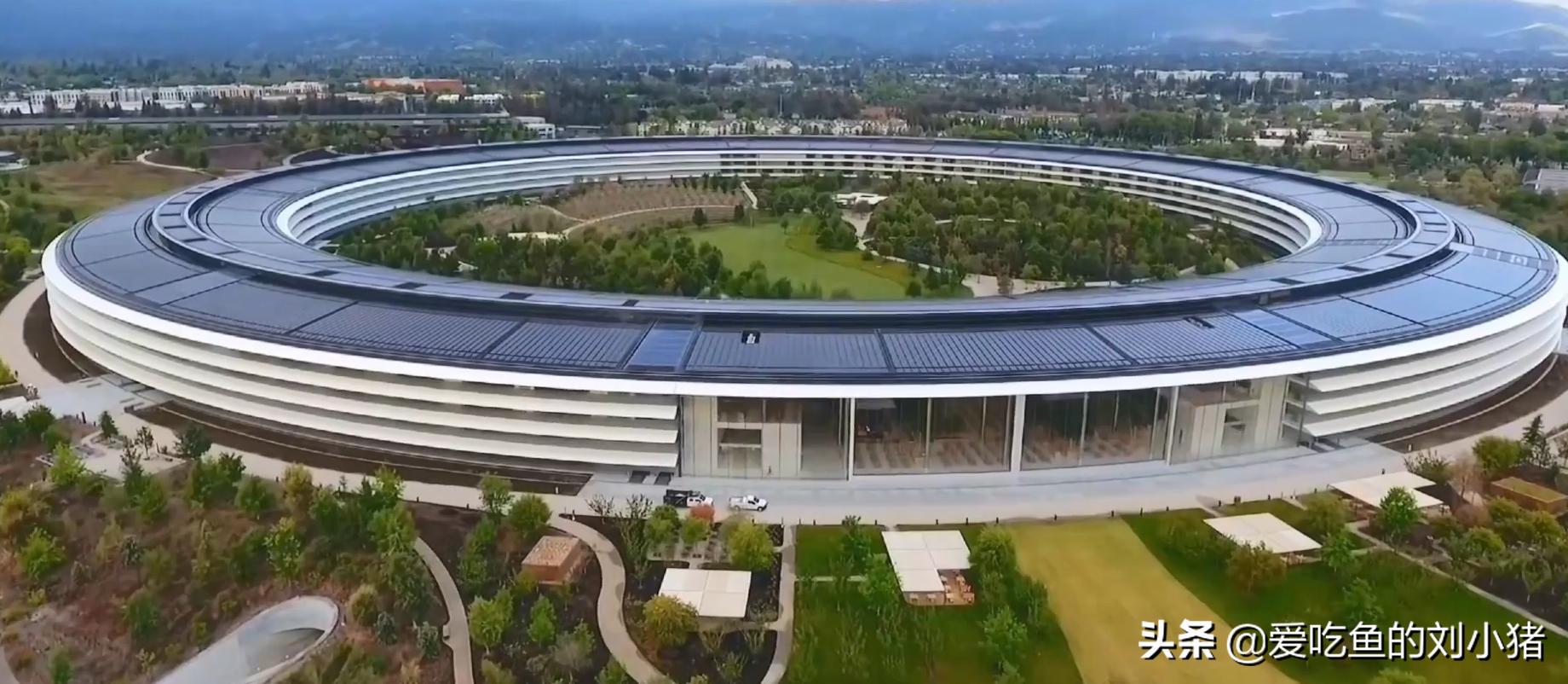 The world's largest architectural landscape!The "Energy Ring" Apple ...