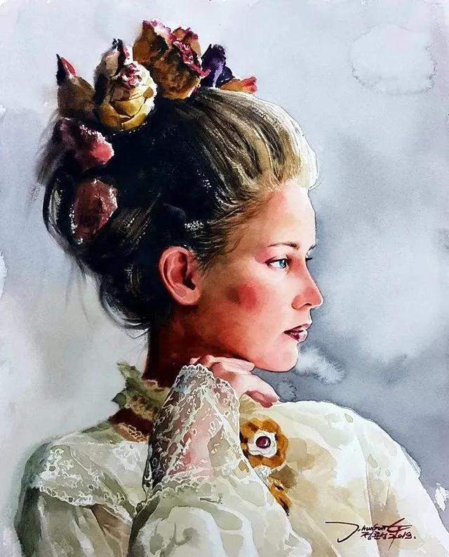 Appreciation of Jung Hun-sung's bright and realistic watercolor ...