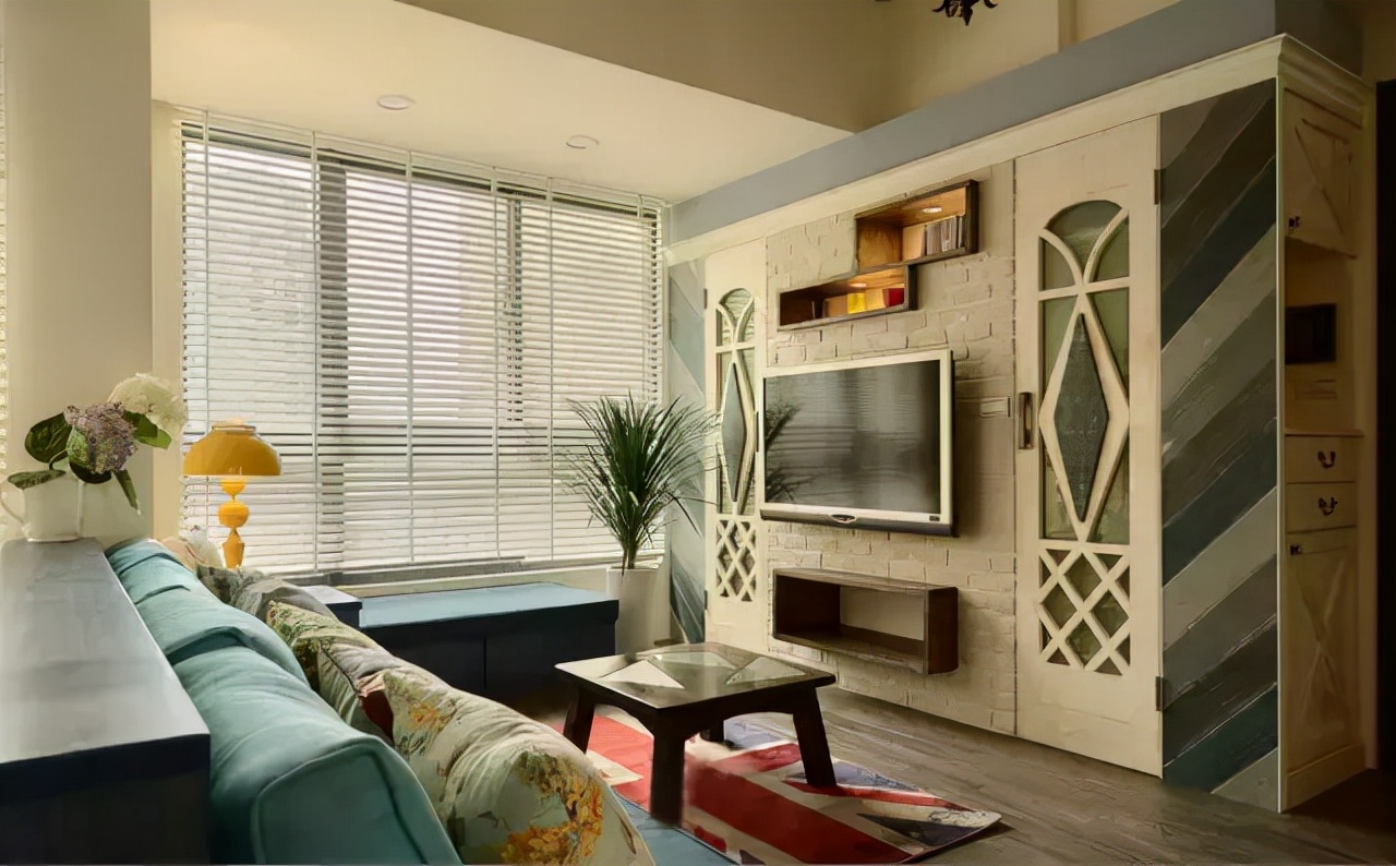 The 86-square-meter two-bedroom apartment is very beautiful. This is ...