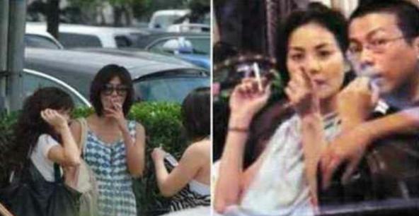 Faye Wong's daughter Dou Jingtong was filmed smoking on the street ...