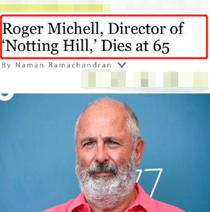 The famous director Roger Michel has passed away!At the age of 65, he ...