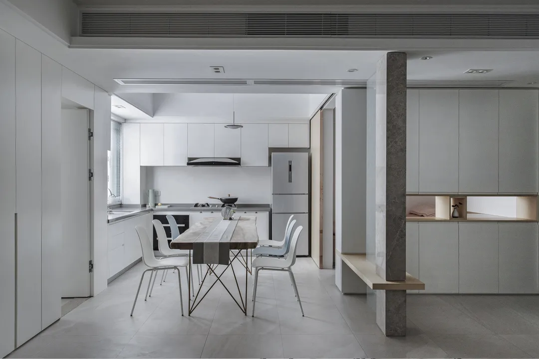 58 square meters two-bedroom small apartment, simple design is all the ...