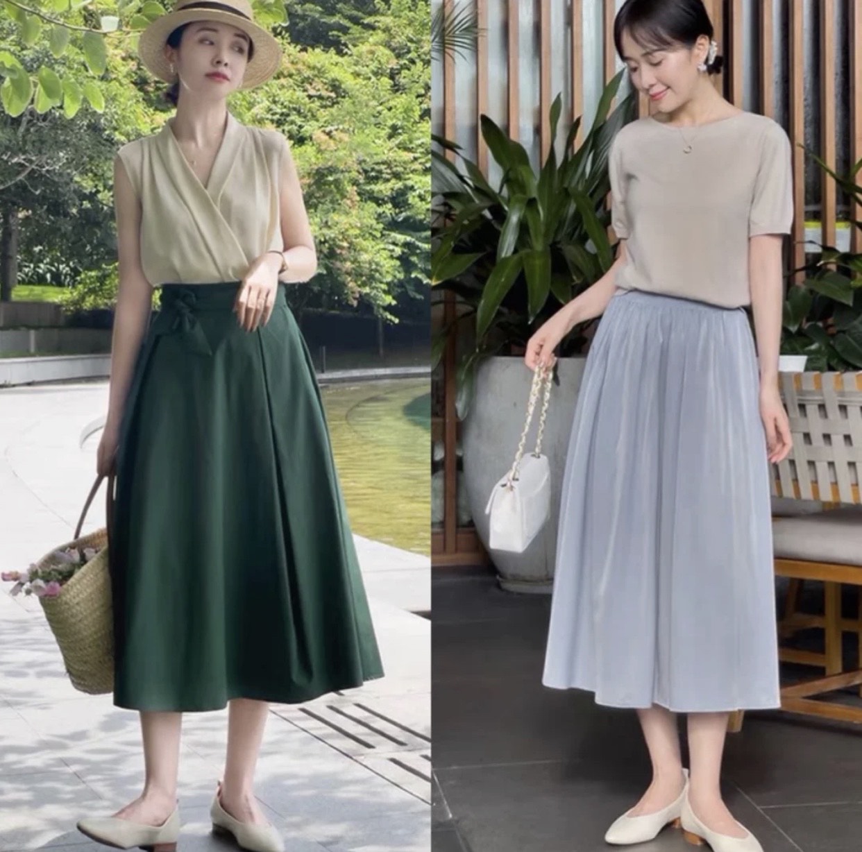 Middle-aged women look good in this way, simple and generous summer ...