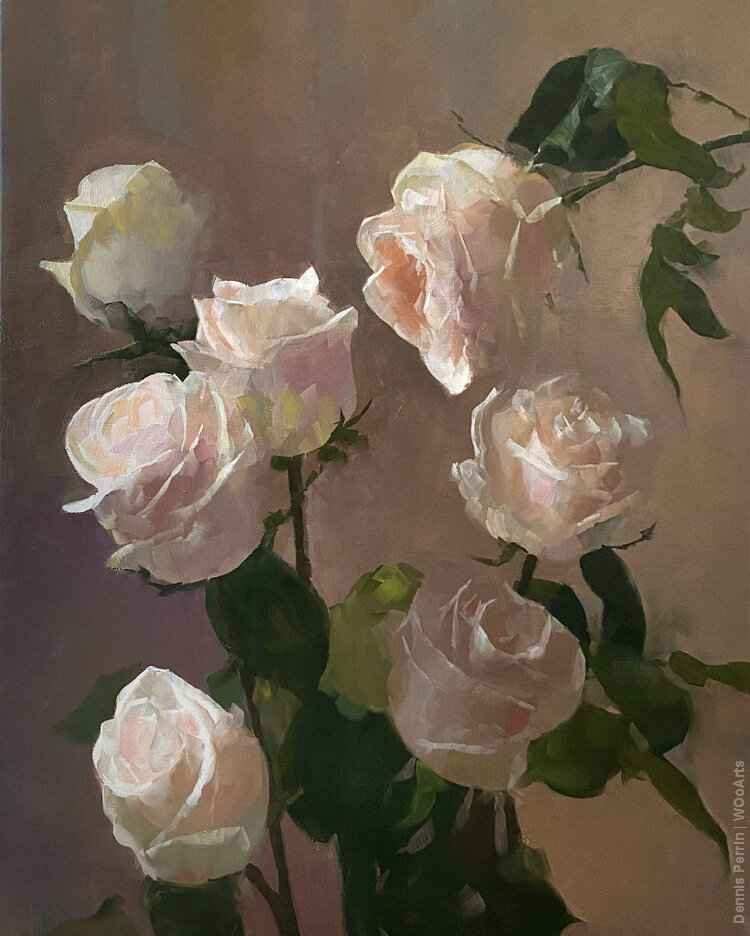 Dennis Palin American artist oil painting works - iNEWS