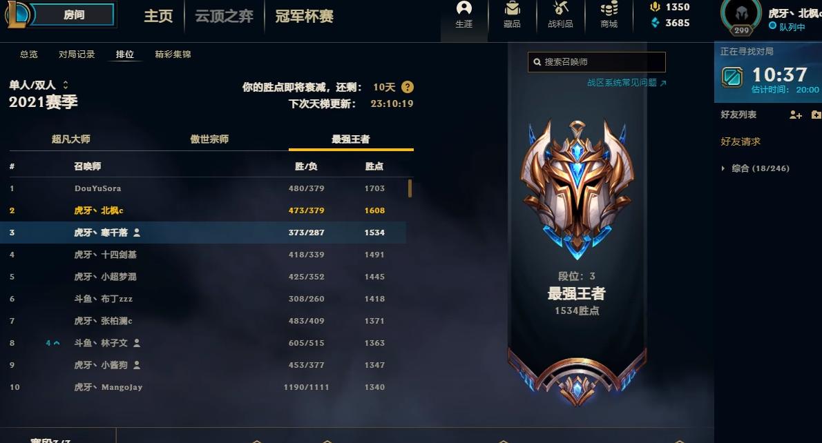 100 points behind the top of the canyon, LOL Beifeng is confident: even ...
