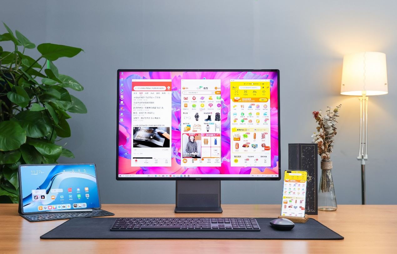 Light up the smart office Huawei MateStation X all-in-one is on the ...