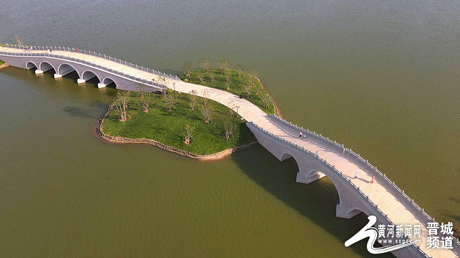 "Aerial Photography" Jincheng: Danhe New City Fengqi Lake - iNEWS