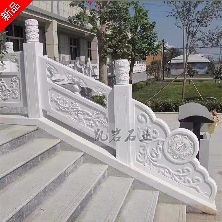 Chinese style stone railing garden stone railing carving - iNEWS