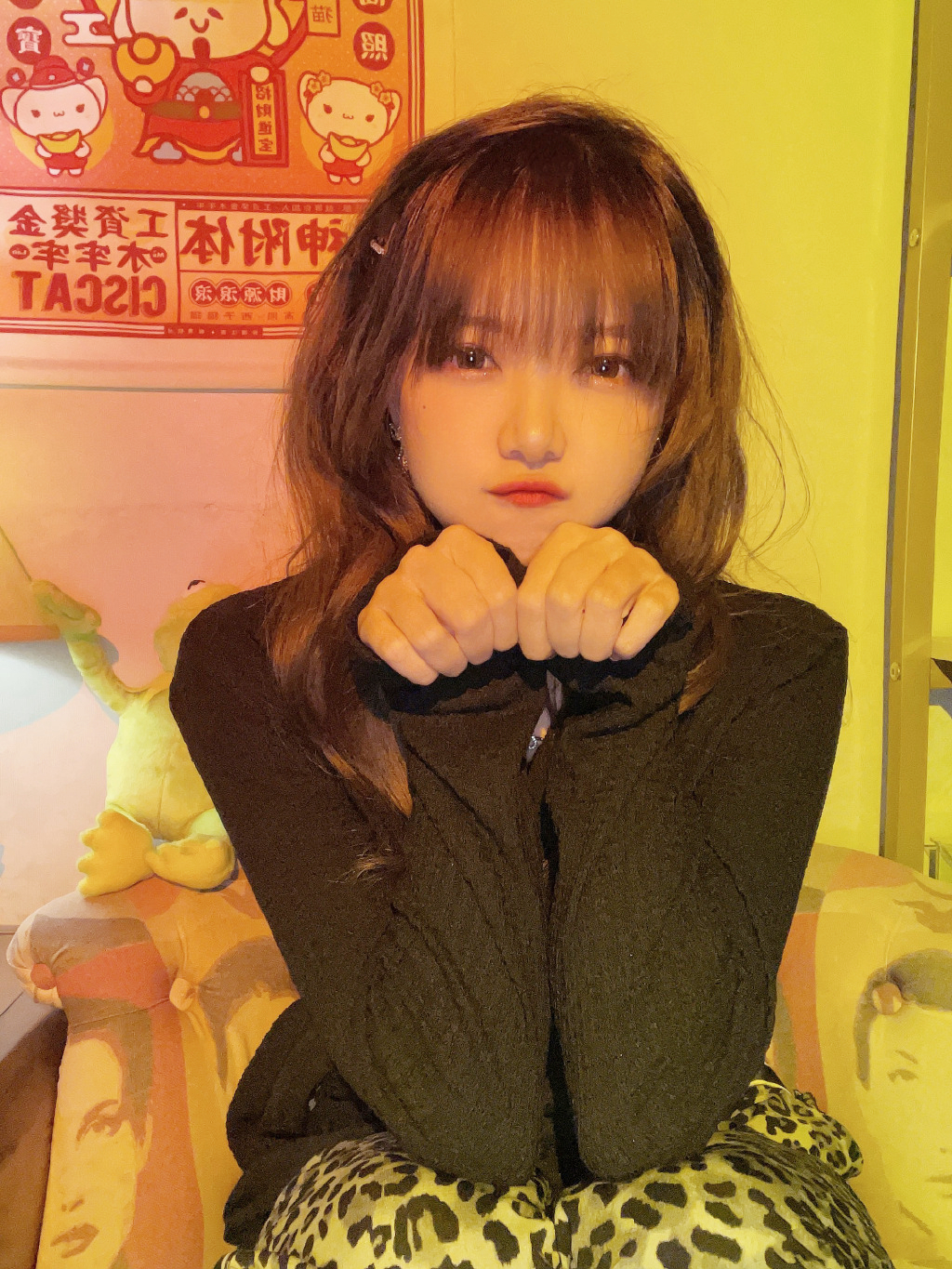 Happy classmate Luo Xin, a beautiful girl with vitality, a small fresh ...