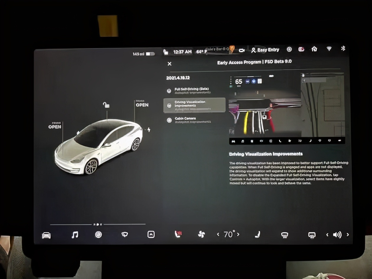 Tesla FSD Beta V9.0 releases dashboard visualization expansion as a big ...