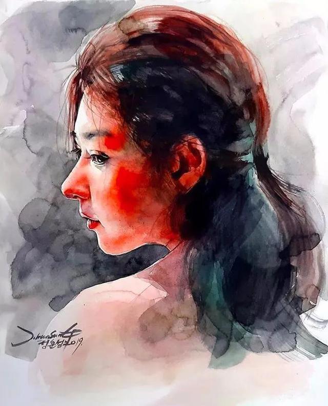 Appreciation of Jung Hun-sung's bright and realistic watercolor ...