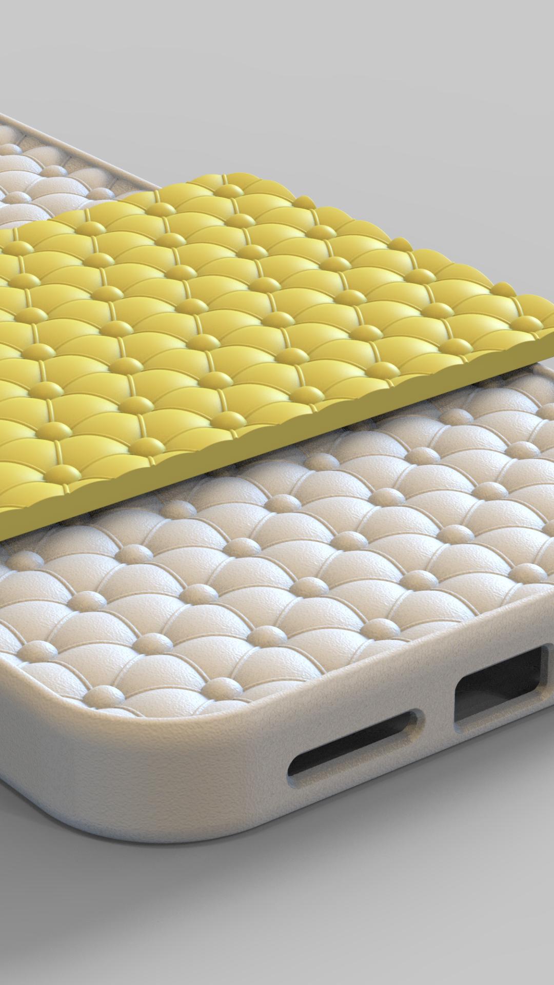 Texture pattern of iPhone 13 mobile phone shell drawn with SolidWorks ...