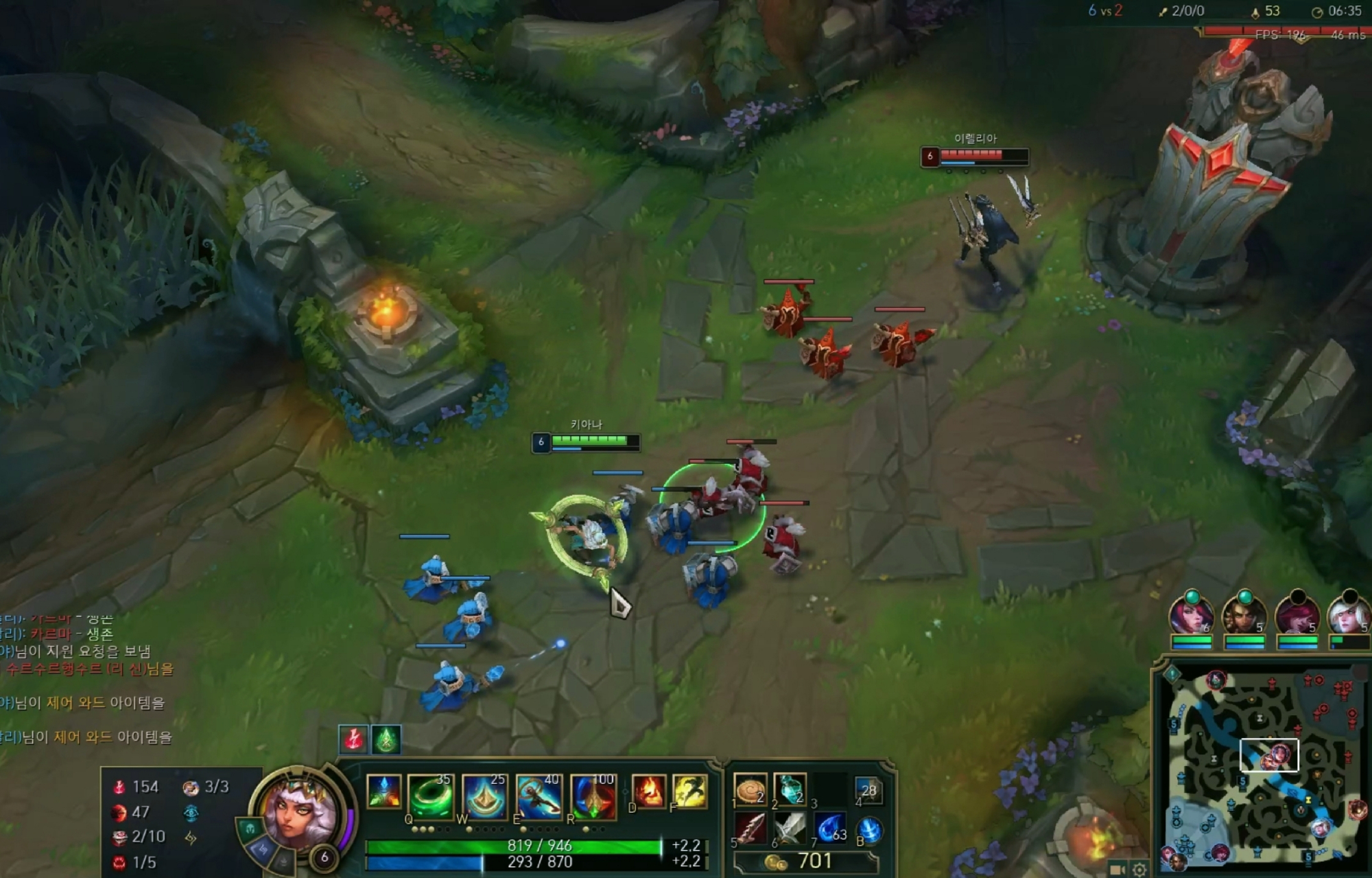 Qiyana 2 big ceiling players, Beifeng formed dominance in the passerby ...