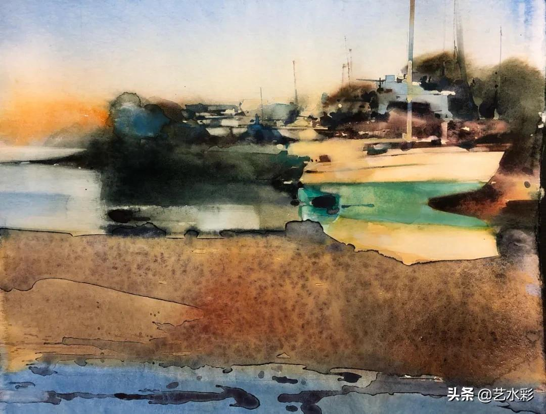 French painter Marc Folly's watercolor world is retro, romantic and ...