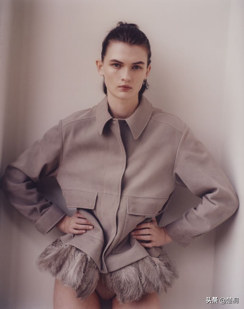 British supermodel Laura Mullen, elegant fashion photography of the ...