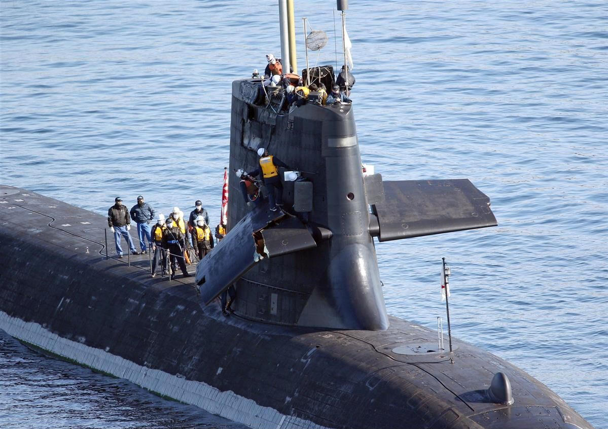 The US Seawolf-class nuclear submarine collided in the South China Sea ...