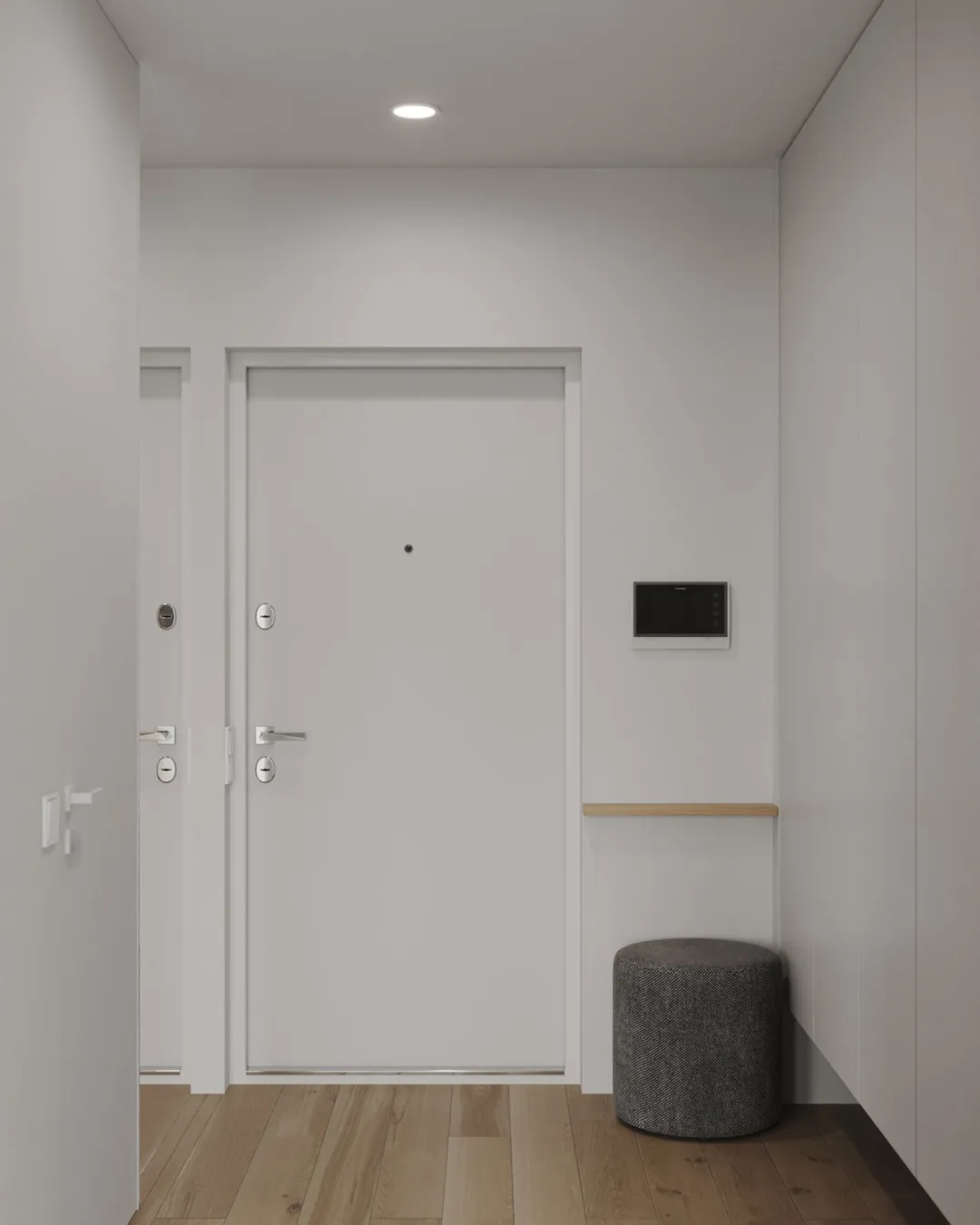 34 square meters ultra-small apartment, wood + white, beautiful and ...