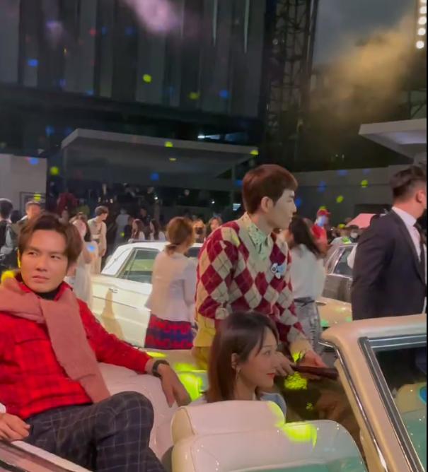 Yang Zi participated in the event, Zhong Hanliang and Xiao Jingteng ...