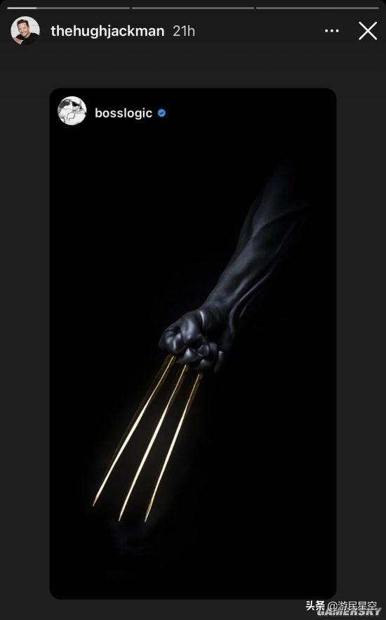 "Uncle Wolf" Hugh Jackman took a photo with the president of Marvel or ...