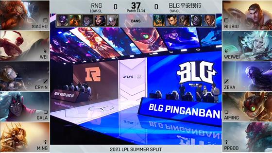 LOL-LPL: Biubiu Kenan's key ult to kill Verus in seconds, BLG 2-1 ends RNG's nine-game winning ...