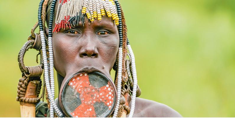 A tribe in Ethiopia, with lip deformities as its beauty, netizens: the ...