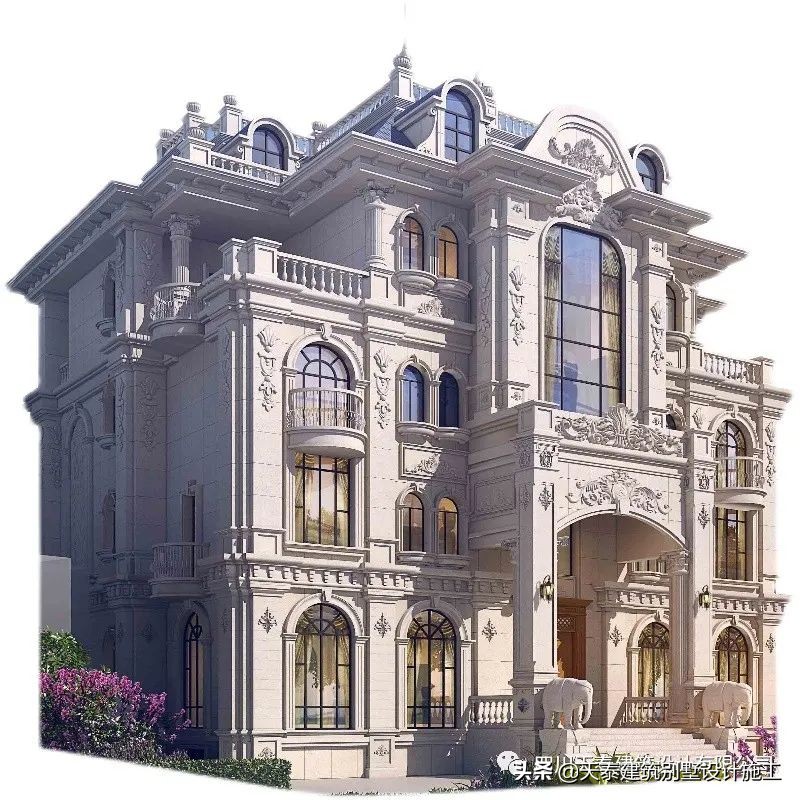 European-style luxury villa in Nanchong, Sichuan, with empty living ...