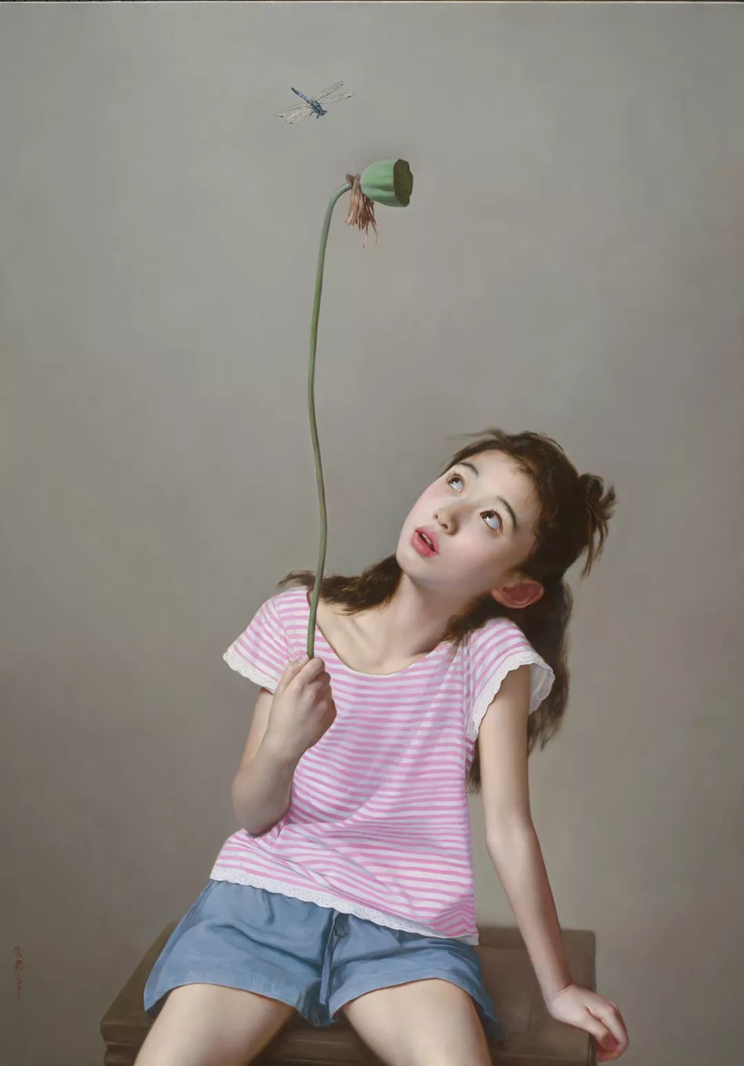 Realistic oil painting representative Li Guijun Character Oil Painting ...