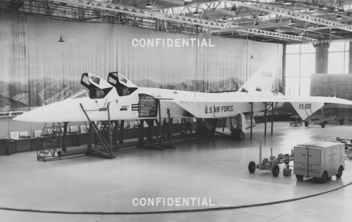 The advanced "Light Sword" 3 Mach interceptor equipped with a rotating ...