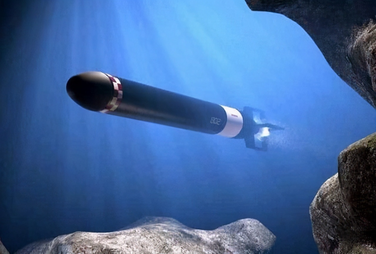 The heavy torpedo, a weapon of the country, can destroy the entire ...